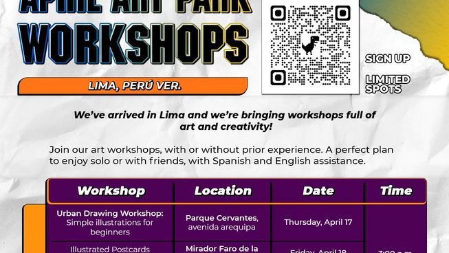 Art park workshops | Lima, Lima Province, Peru | Couchsurfing